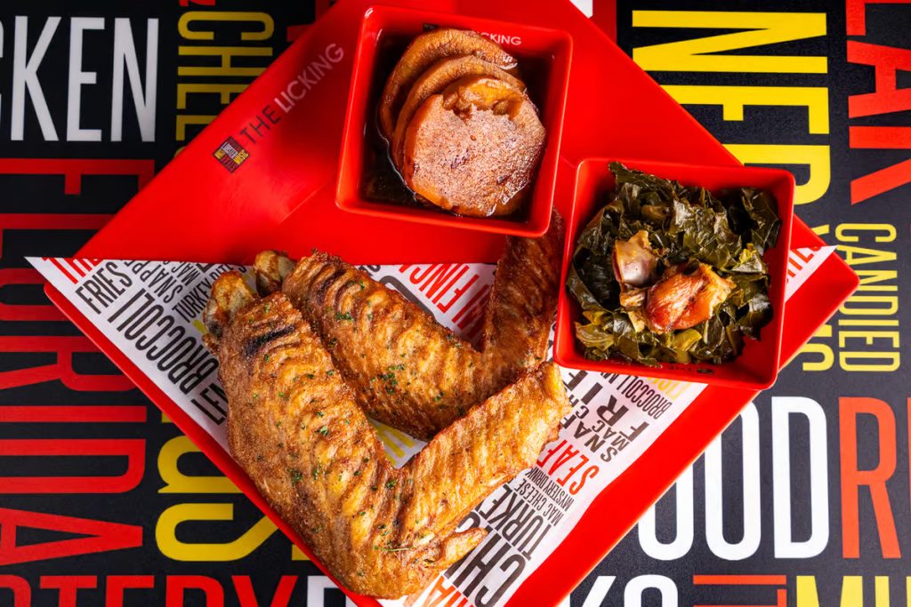 Fried Turkey Wing Dinner – The Licking